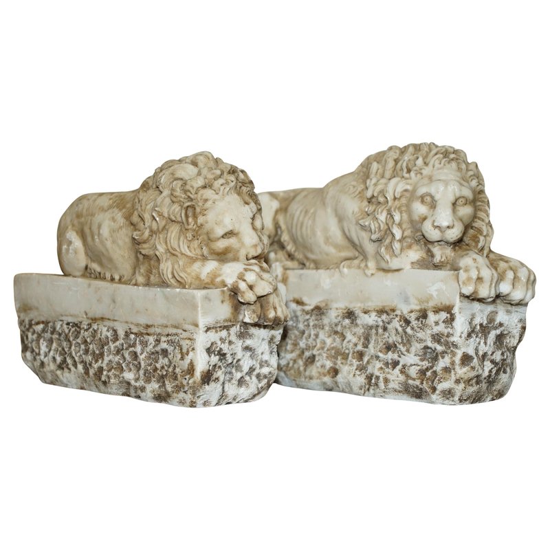 Antique Italian Antonio Canova Corcoran Gallery of Art Washington Lions ...