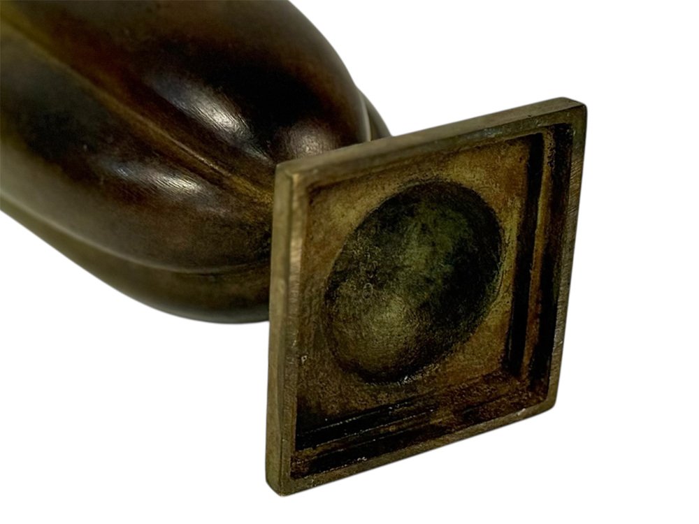 Vintage Bronze Vase by Just Andersen, 1930s for sale at Pamono