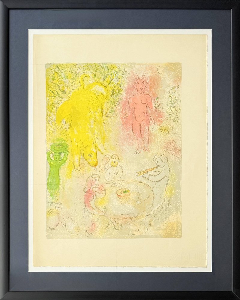 Marc Chagall, Daphnis et Chloé, Planche XXIII (Proof), 1961 ...