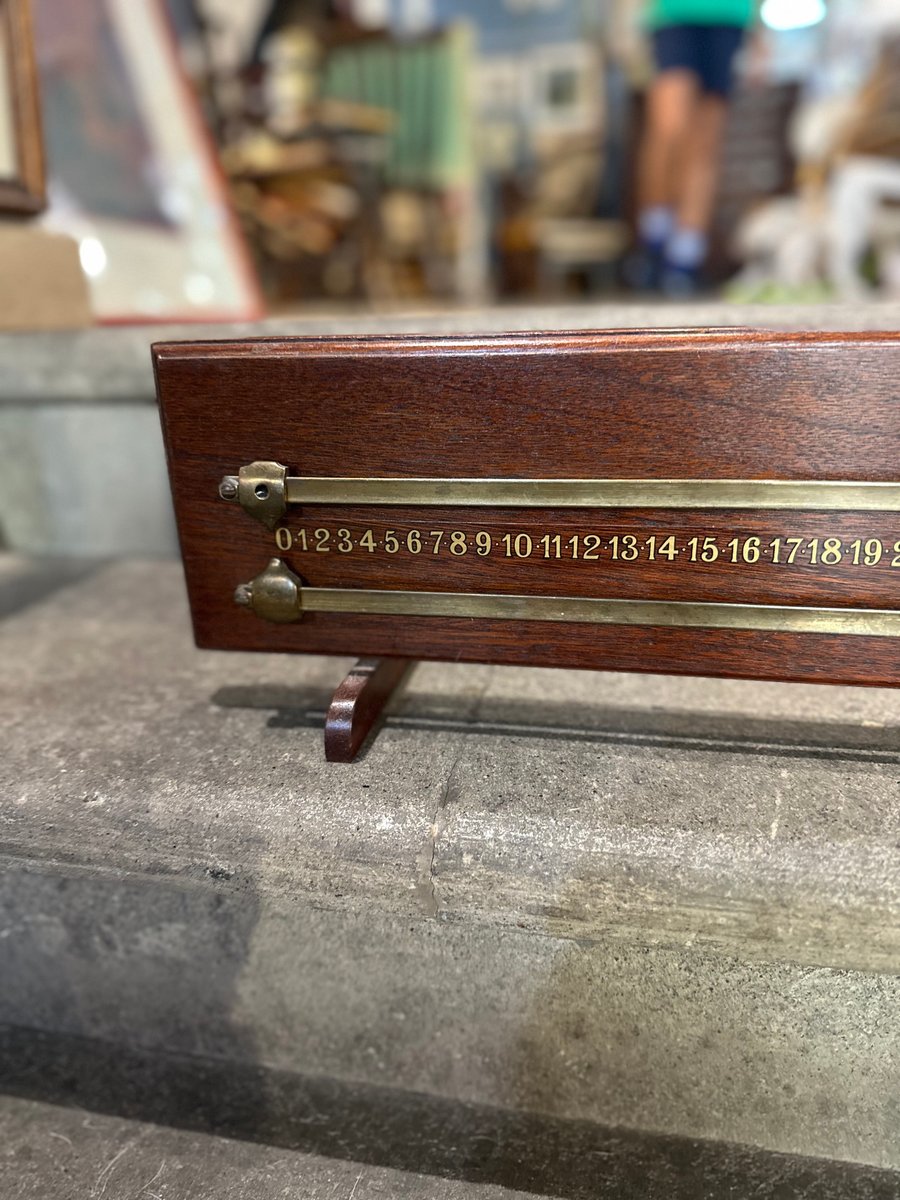 English Billiard Scoreboard, 1940s for sale at Pamono