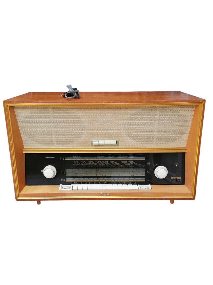 Vintage Capri Model Valve Radio, 1950s for sale at Pamono