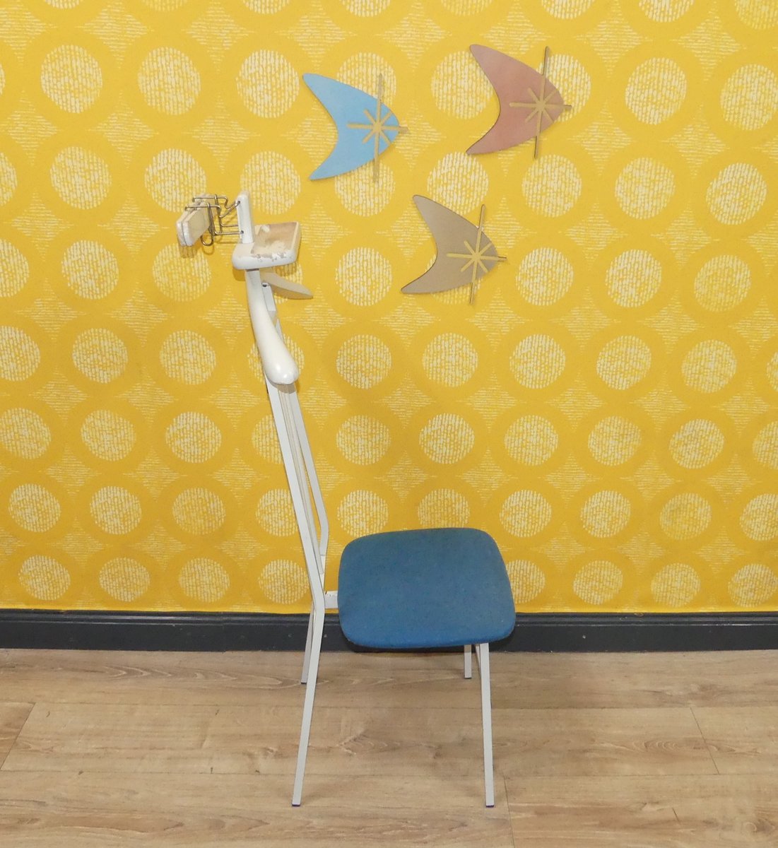 Mute Valet 1960s Wardrobe Clothes Rack with Seat Clothes Chair Clothes ...