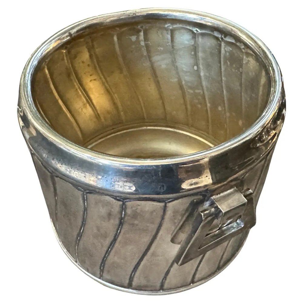 Modern Italian Silver Plated Wine Cooler by Calegaro, 1980s for sale at ...
