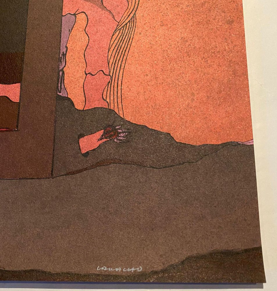 Jorge Camacho, Ashes, 1974, Signed Lithograph for sale at Pamono