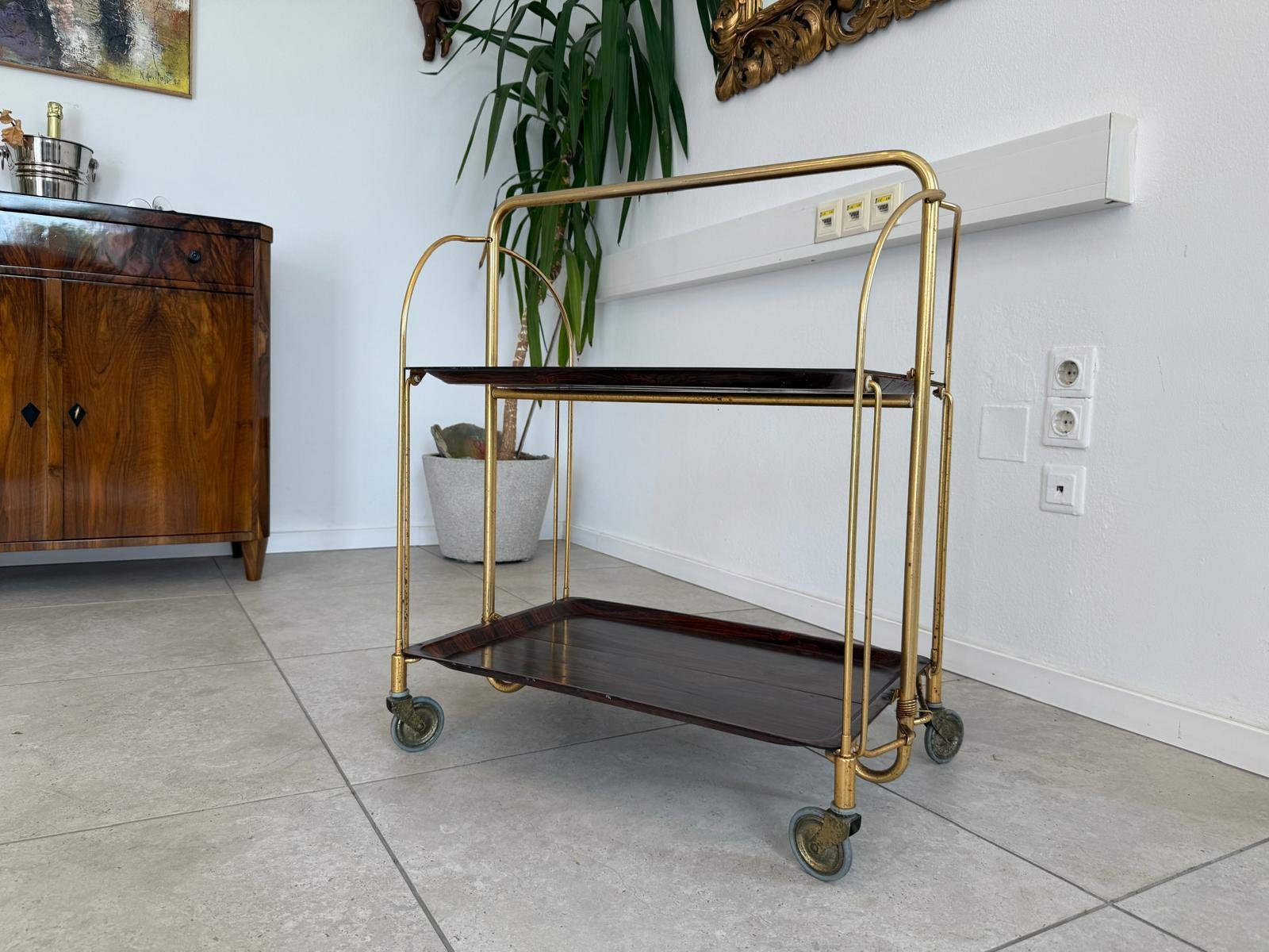 Bauhaus Breakfast Serving Trolley for sale at Pamono