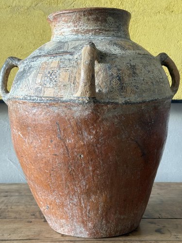 Antique Berber Clay Vase, 1800s for sale at Pamono
