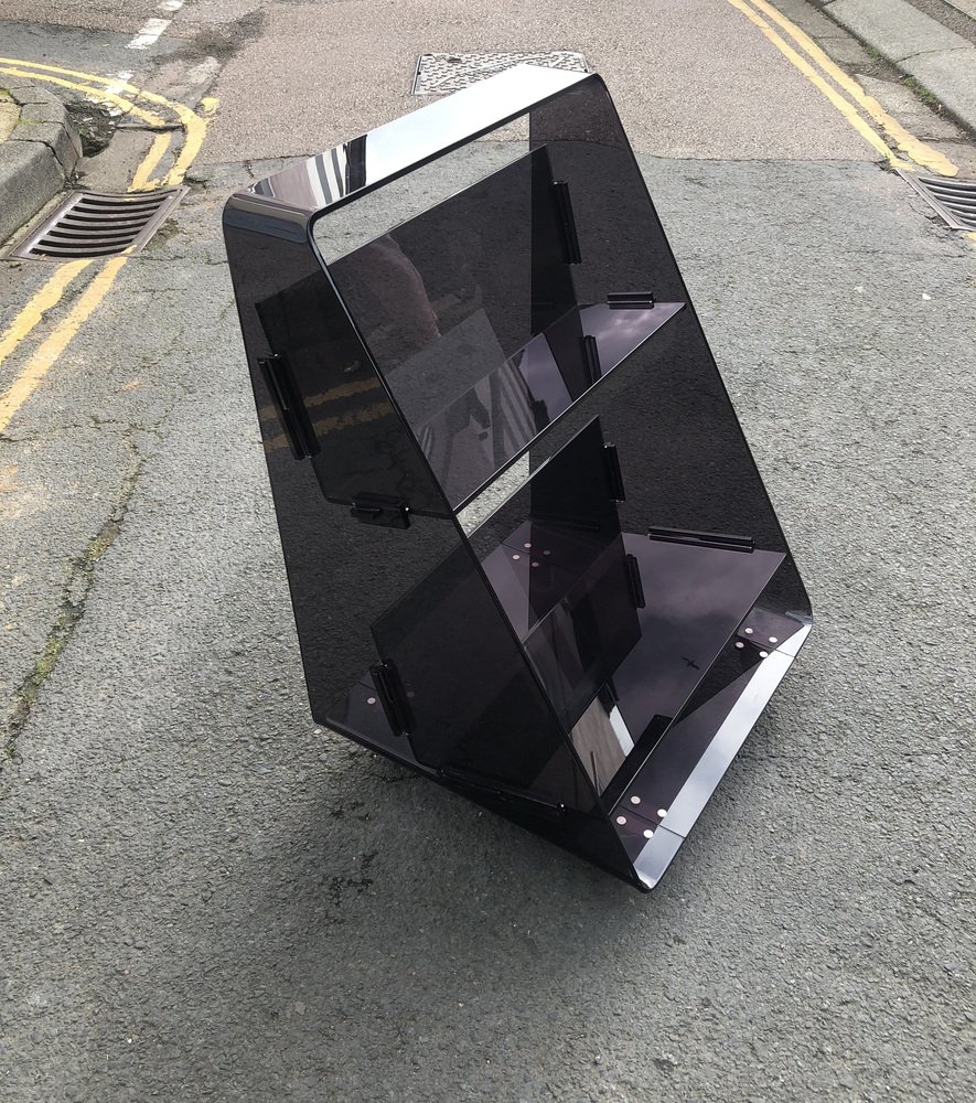 Black Acrylic Book Caddy by Louis De Bernieres for Habitat Vip ...