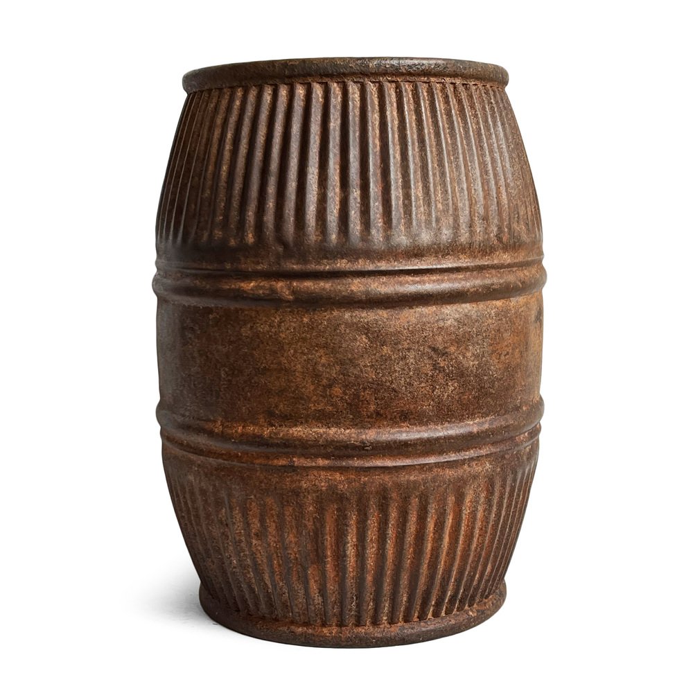 Vintage Iron Grain Barrel, 1960s for sale at Pamono