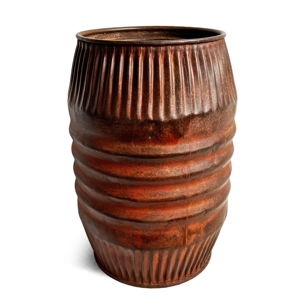 Small Vintage Iron Barrel, 1960s for sale at Pamono