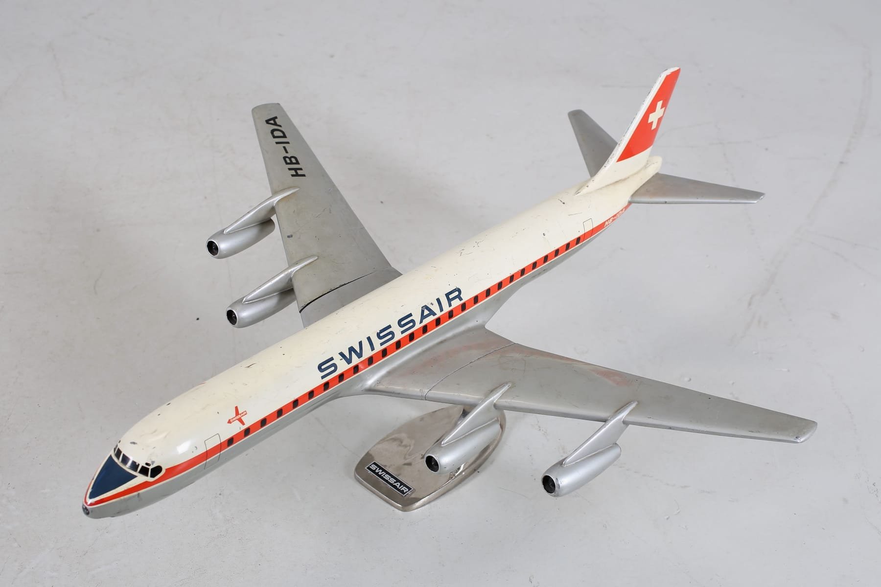 Swissair DC-8 Aircraft HB-IDA Model in Meta from Raise Up Rotterdam ...