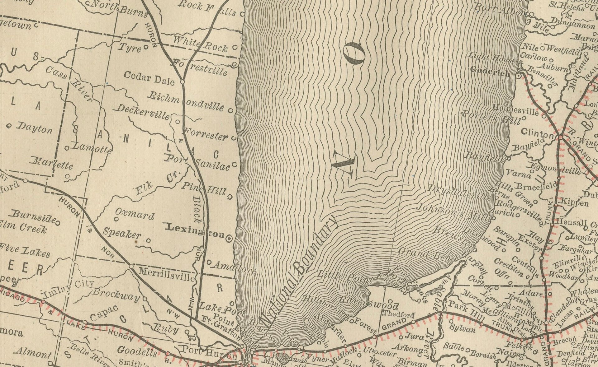 Antique Map of Western Counties, 1888 for sale at Pamono