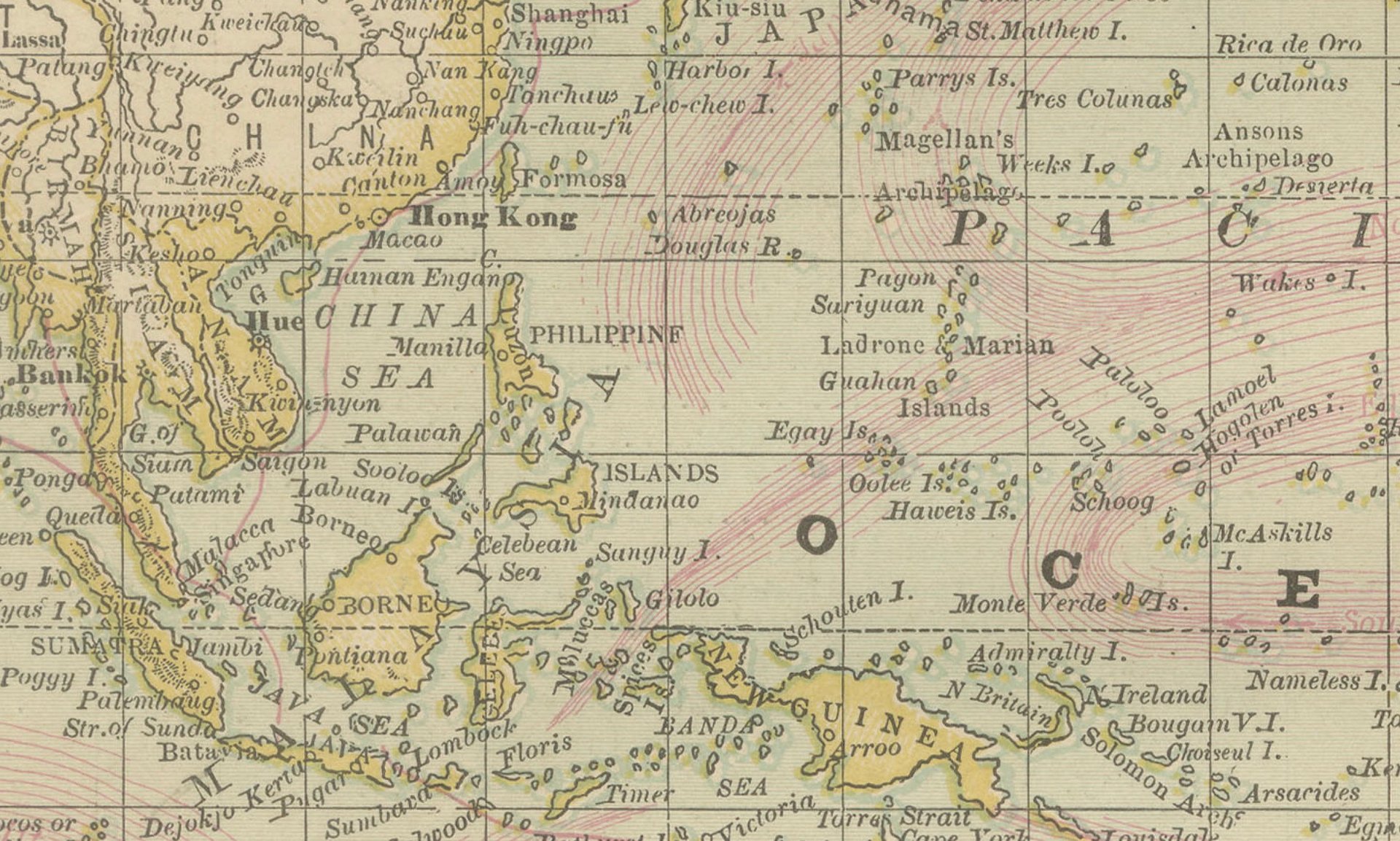 Antique World Map by Rand McNally, 1888 for sale at Pamono