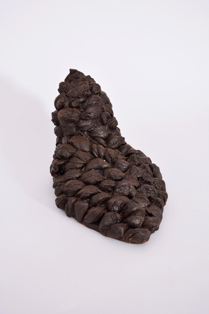 Textured Triangle Ceramic Sculpture for sale at Pamono