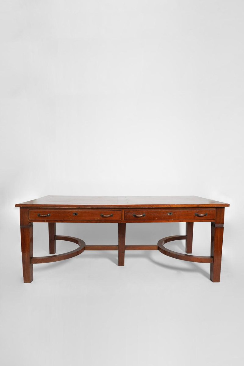 Wooden Library Table, 1940s for sale at Pamono