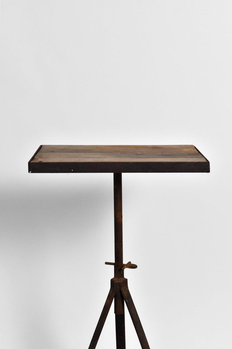 Wrought Iron Sculptors Table, 1950s for sale at Pamono