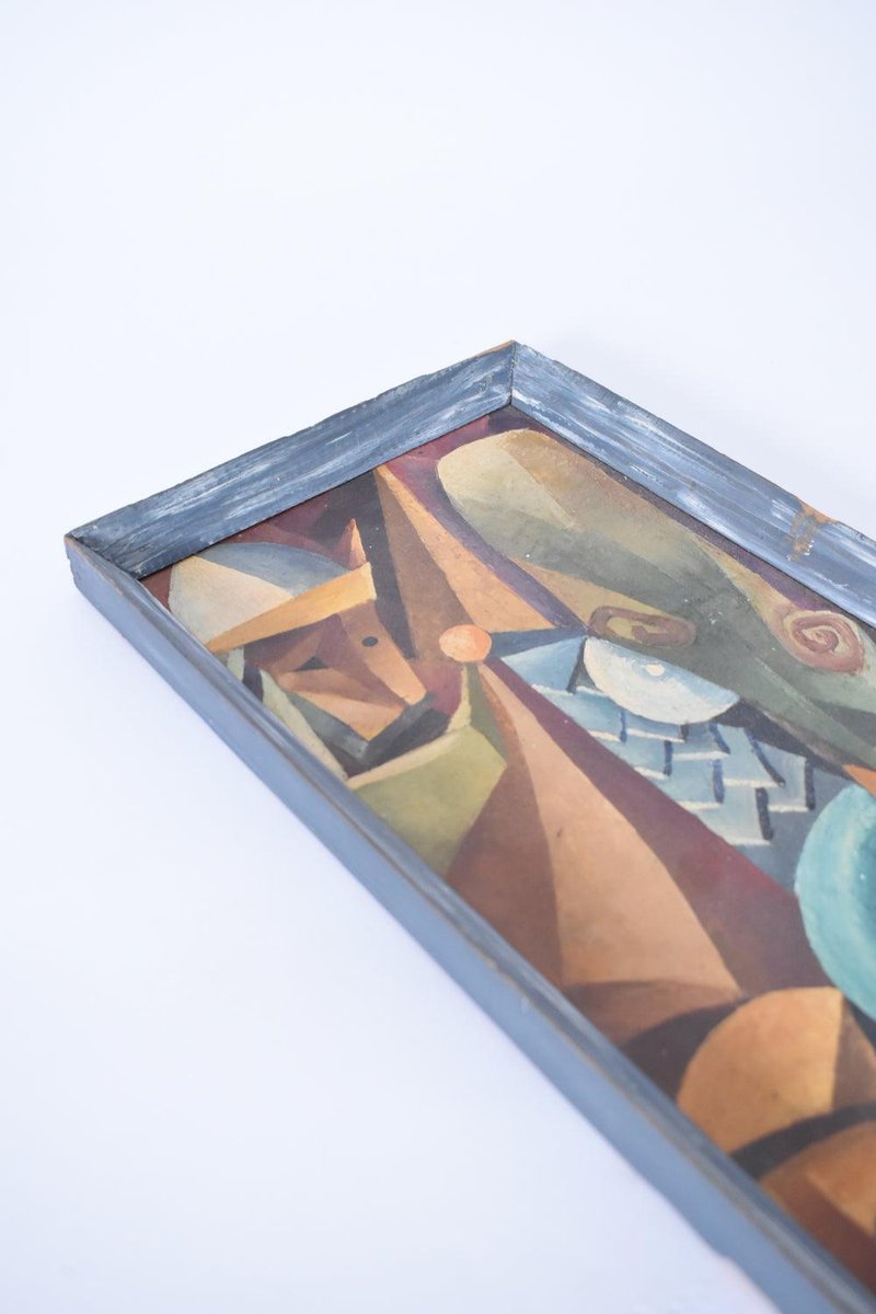 Cubist Artist, Compositions, 1960s, Oil on Panels, Set of 2 for sale at ...