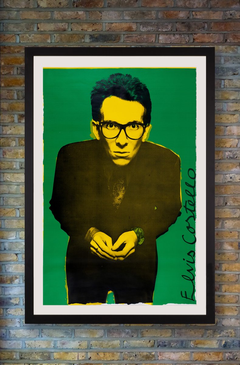 Elvis Costello Stiff Records UK Tour Poster attributed to Barney ...