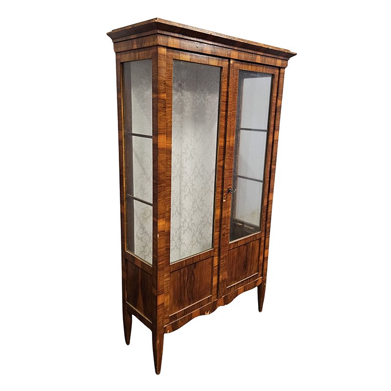 Wooden and Glass Display Case, 1920s for sale at Pamono