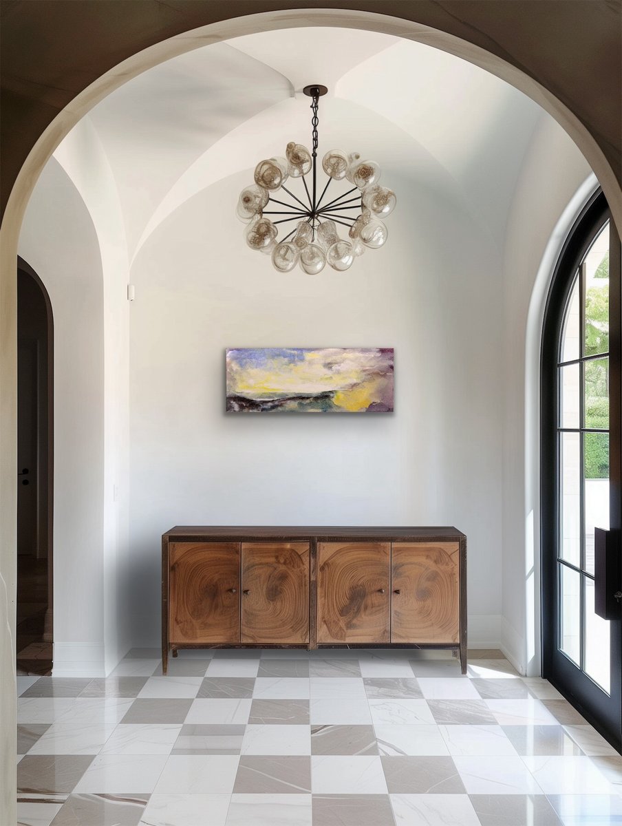 Peter M. Hicks, Scaling Dam, North Yorkshire Landscape, 1980s, Oil on ...