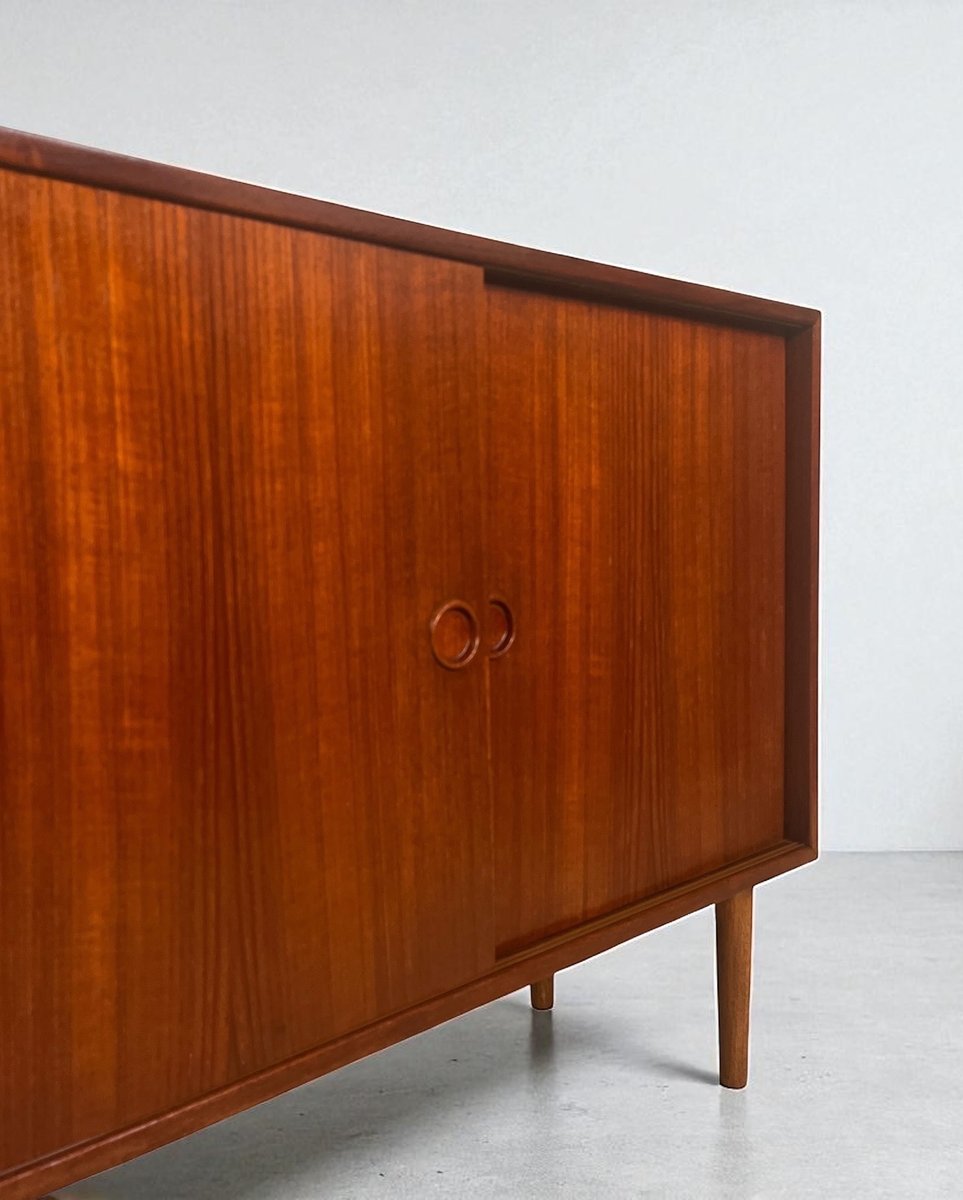 Teak Sideboard by Kai Kristiansen for Feldballes Møbelfabrik, 1960s for ...