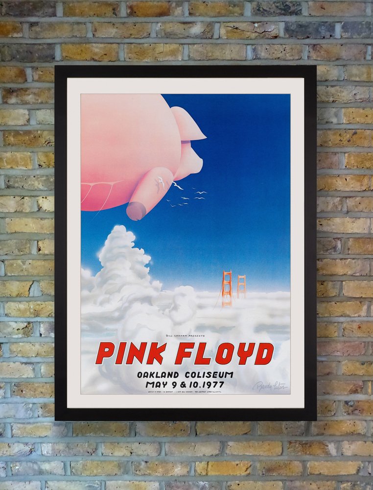 Pink Floyd Concert Poster for Oakland Coliseum attributed to Randy ...