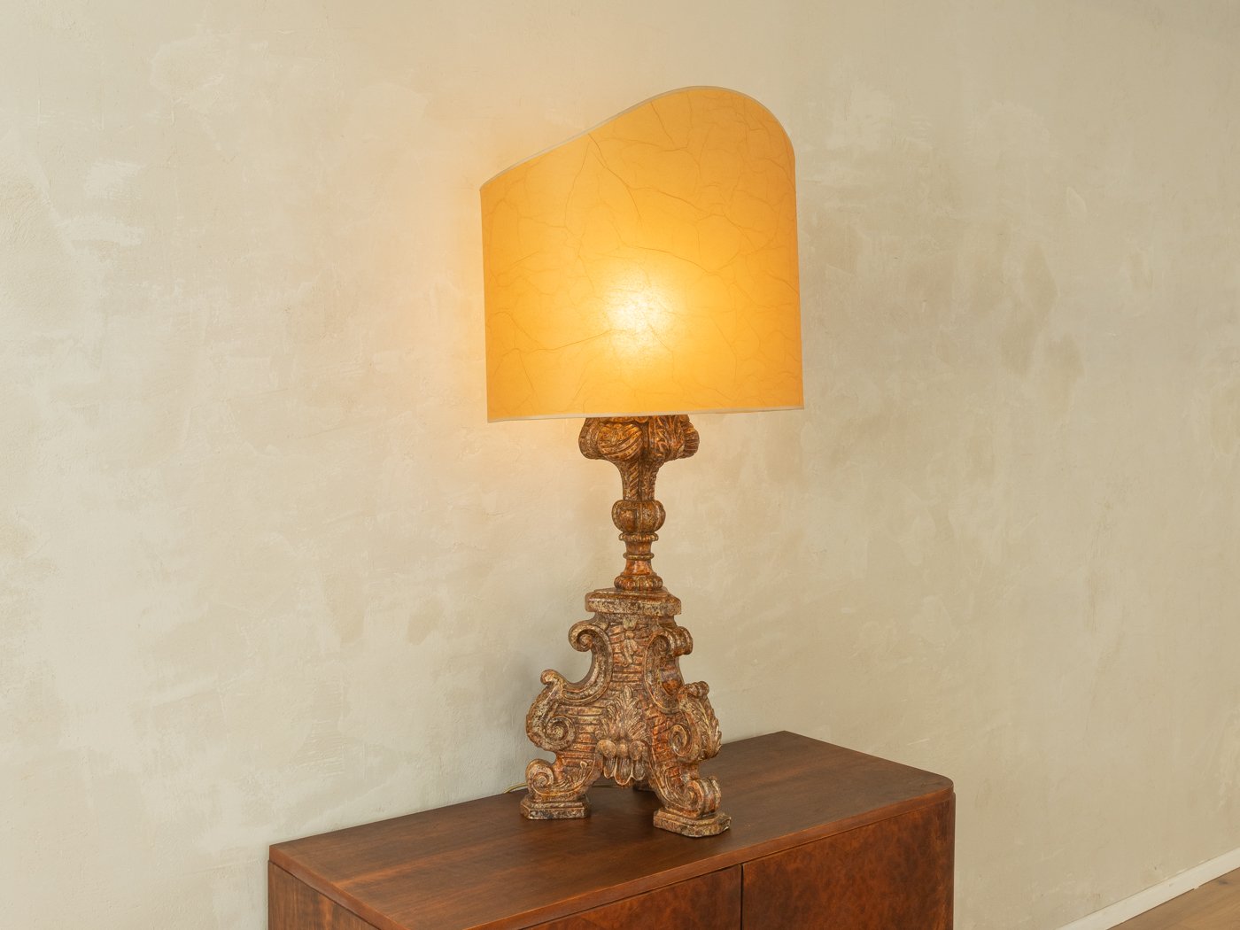 Baroque Table Lamp, 1960s for sale at Pamono