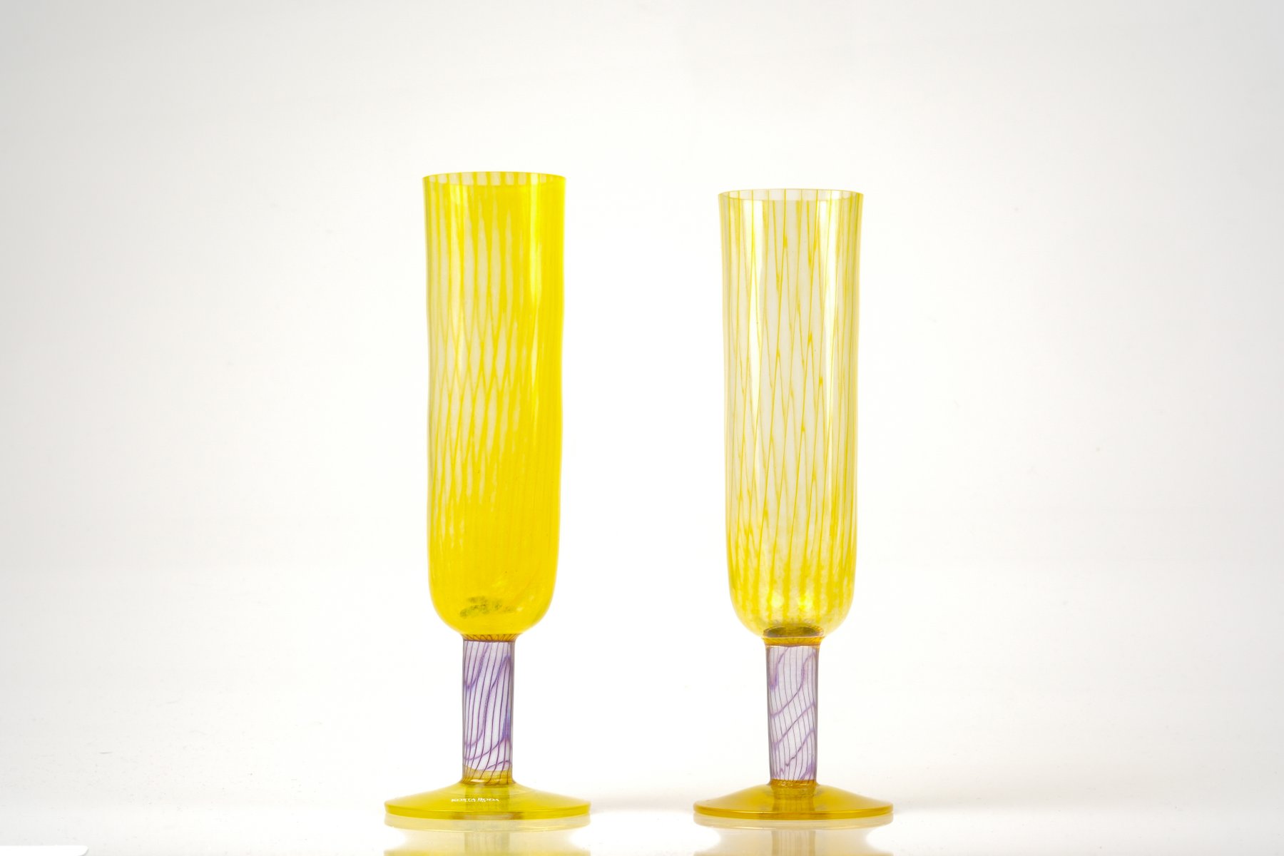 Vintage Bon Bon Glass Trophies by Kjell Engman for Kosta Boda, 1980s ...