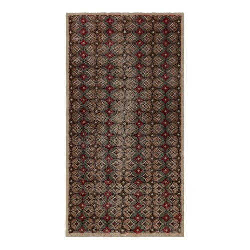 Vintage Distressed Rug with Patterns, 1960s for sale at Pamono
