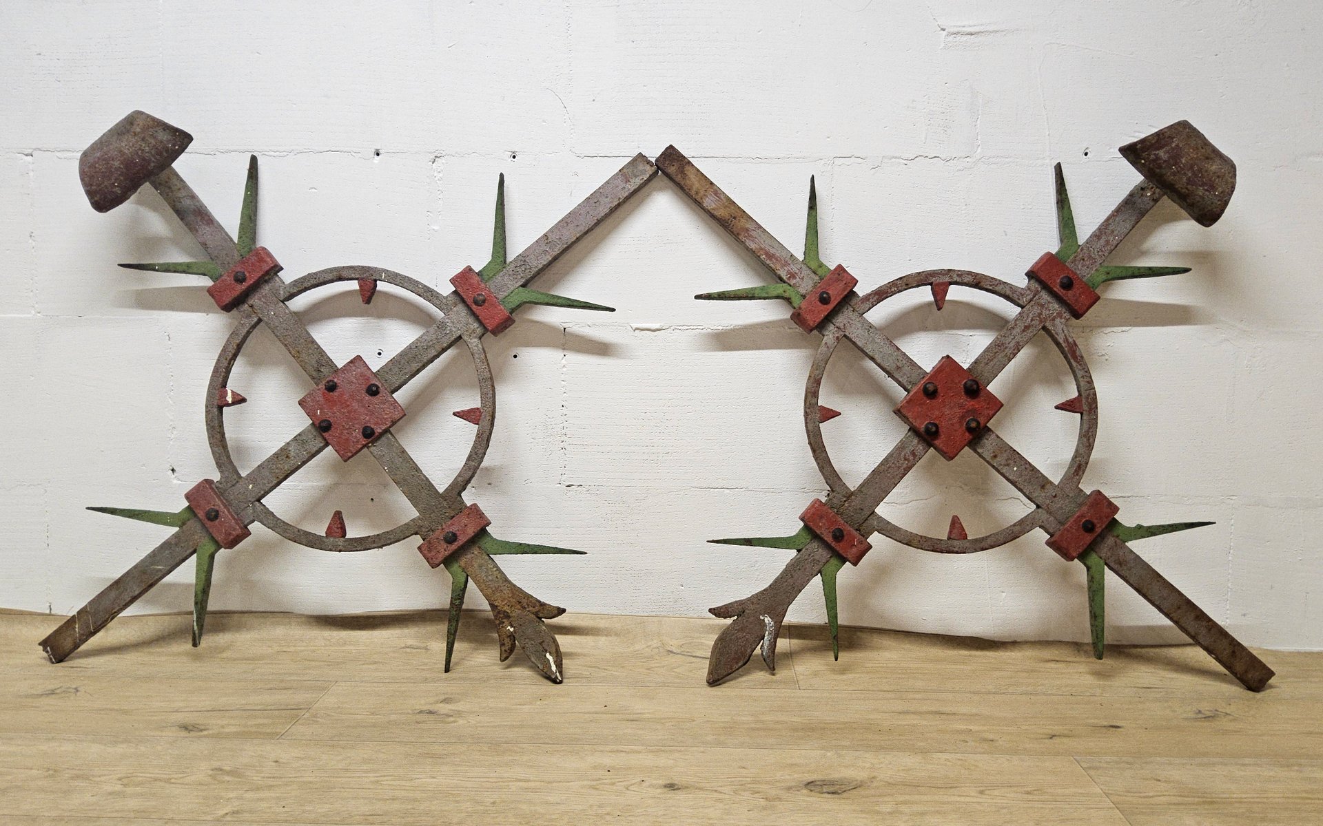 Antique English Victorian Wrought Iron and Metal Work Fence, 1890s for ...