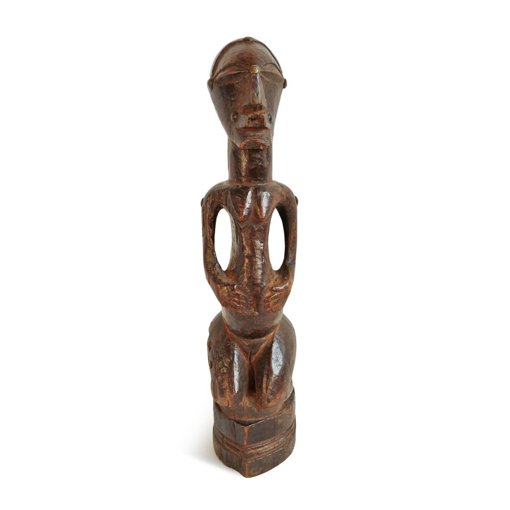 Antique Songye Female Figure in Wood for sale at Pamono
