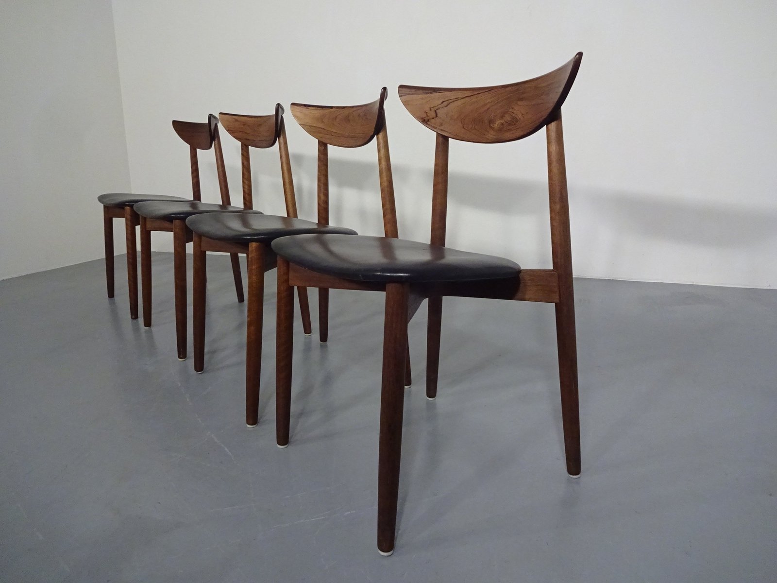 Rosewood Dining Chairs by Harry Østergaard for Randers Møbelfabrik ...