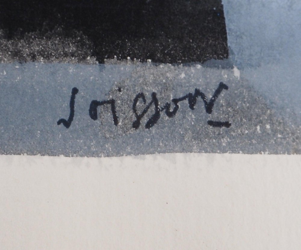 Jacques Soisson, Wächter und Krieger, Acryl auf Papier bei Pamono kaufen