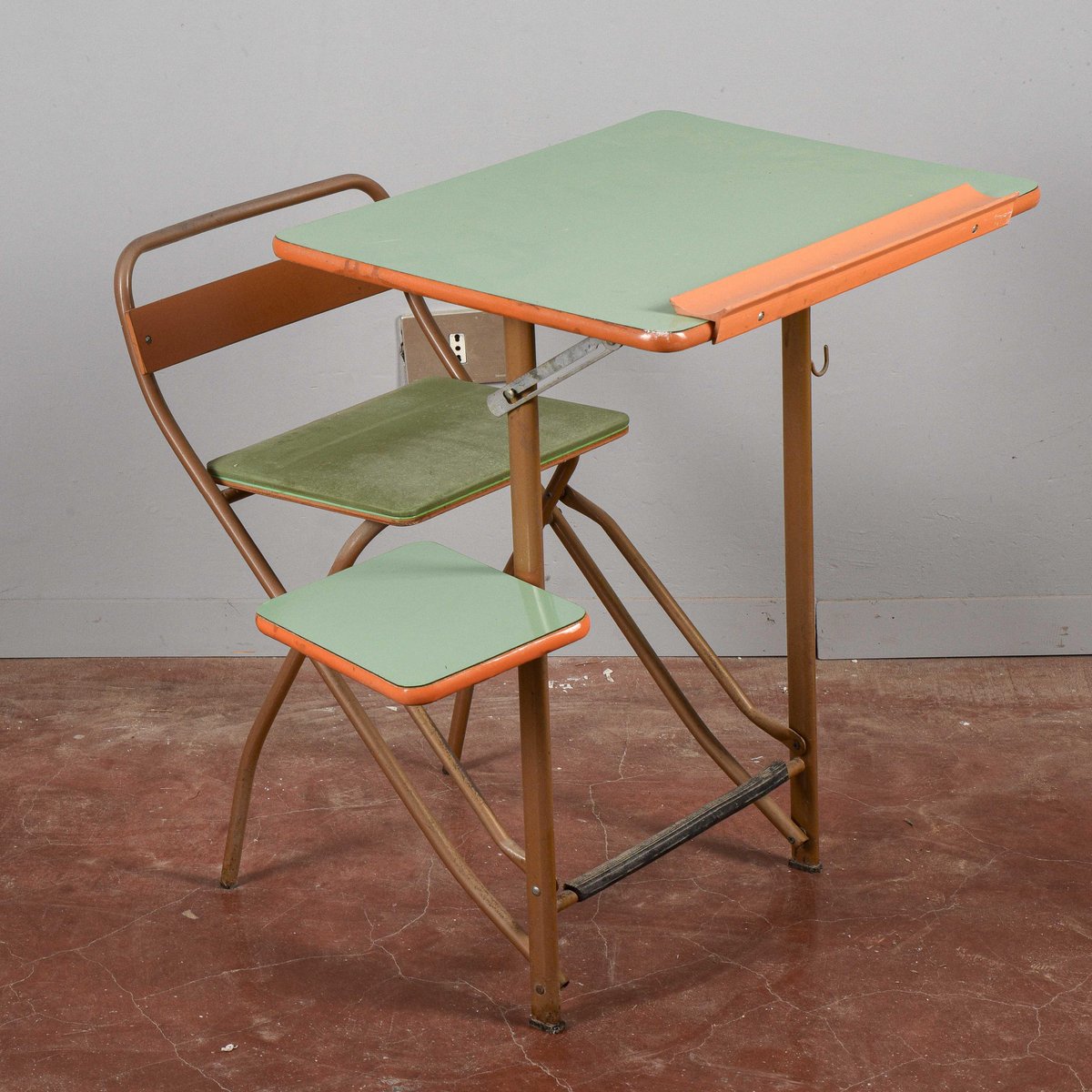 Vintage Folding School Desk for sale at Pamono