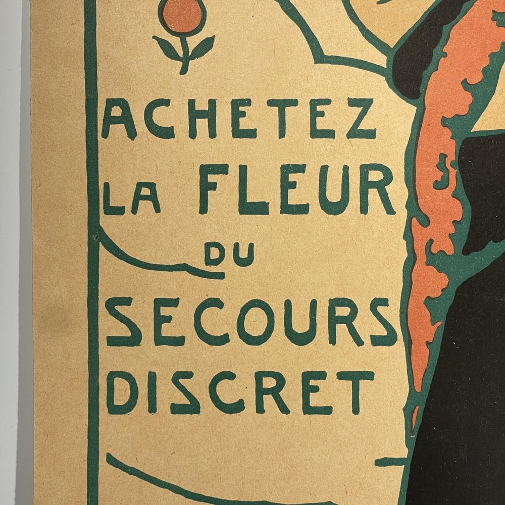 Art Nouveau Buy the Flower of Discreet Help Lithograph Poster by Émile ...