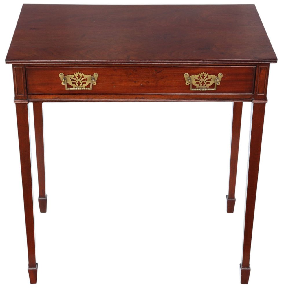 Georgian Revival Mahogany Writing Desk, 1880s-1900s for sale at Pamono