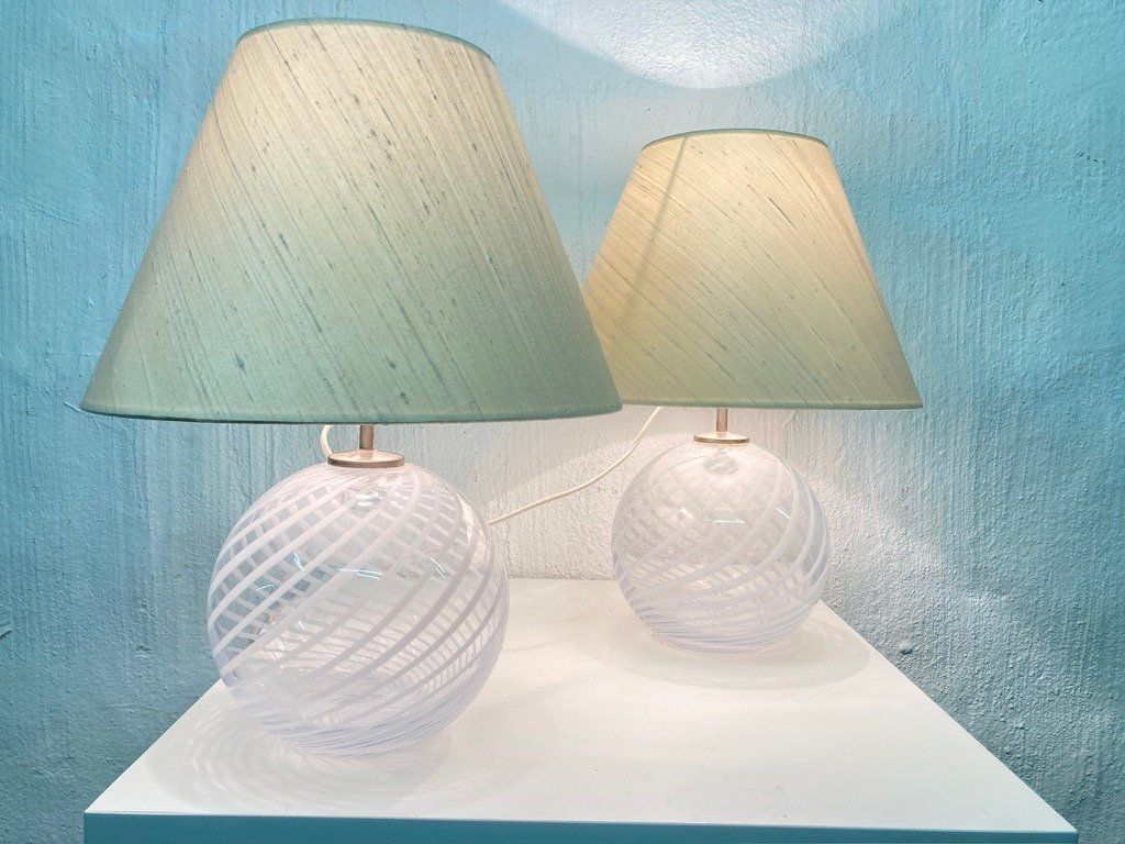 Danish Model TJ Ball Table Lamps by Torben Jørgensen for Holmegaard ...