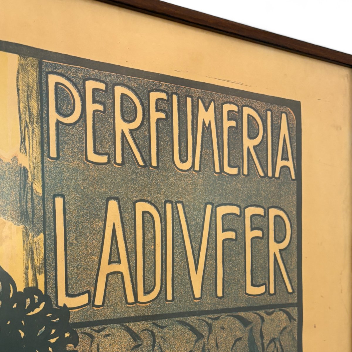 Art Nouveau Poster for Ladivfer Perfumeries by Francisco De Cidón, 1903 ...