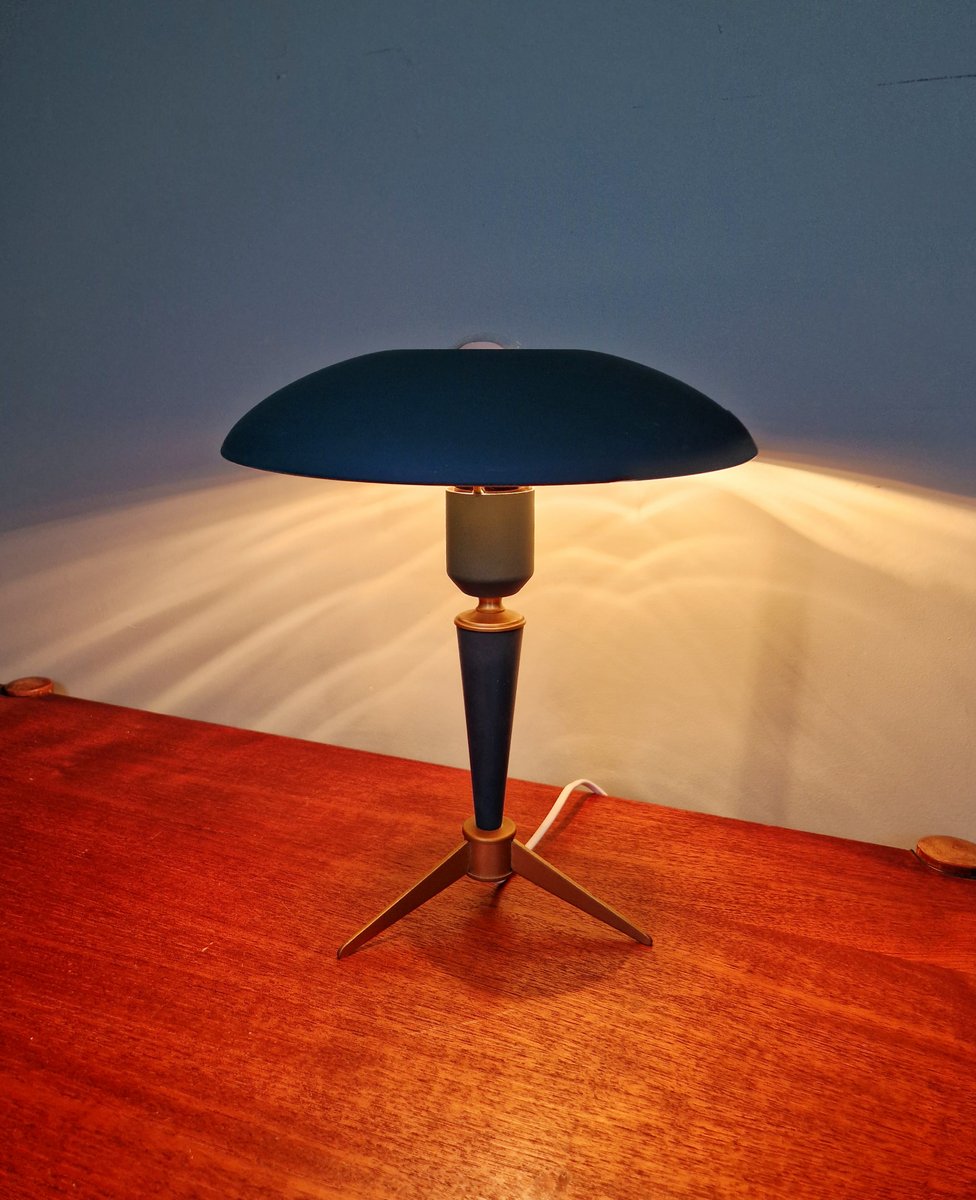 Tripod Bijou Model Table Lamp by Louis Kalff for Philips, 1950s for ...