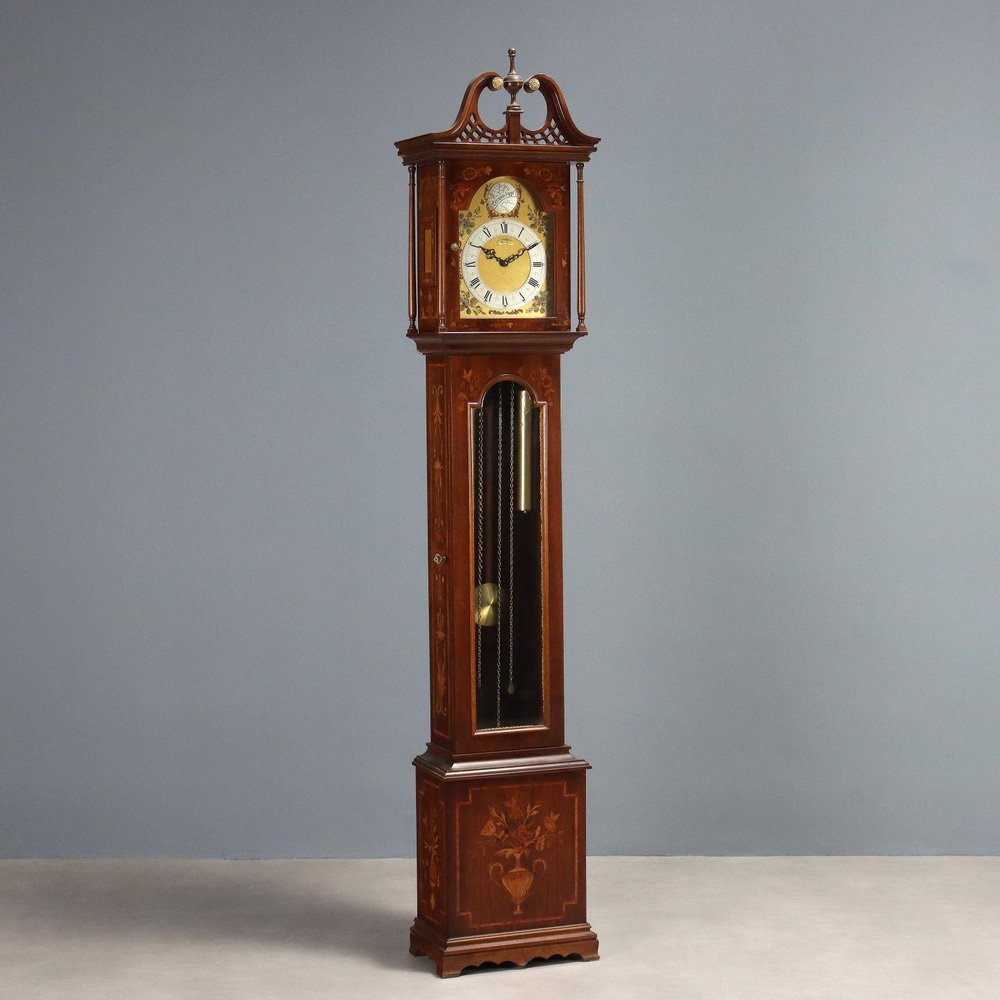 Queen Anne Style Grandfather Clock for sale at Pamono