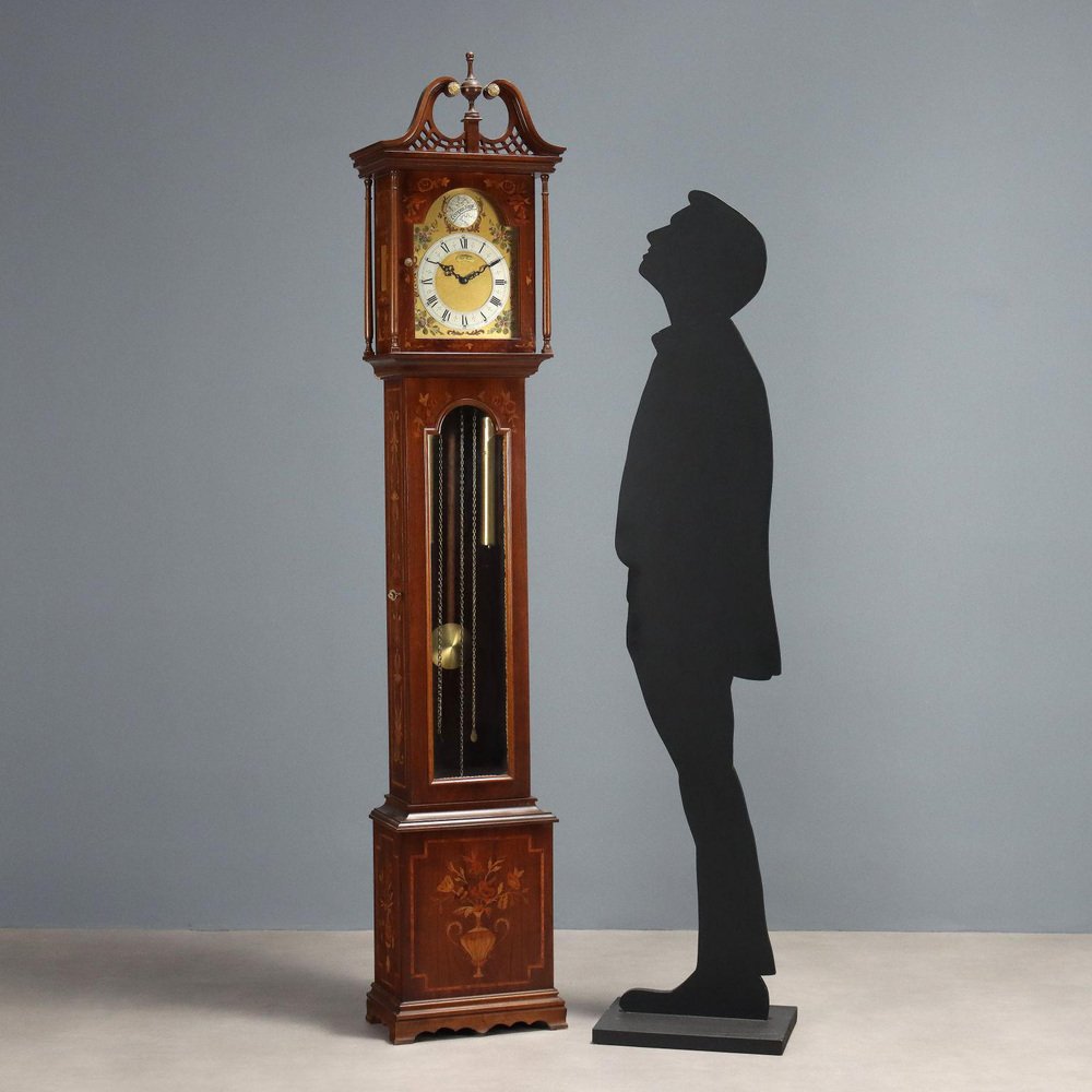 Queen Anne Style Grandfather Clock for sale at Pamono