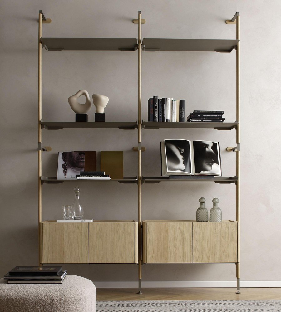 Galaxy Oak Bookshelf by Morica Design for sale at Pamono