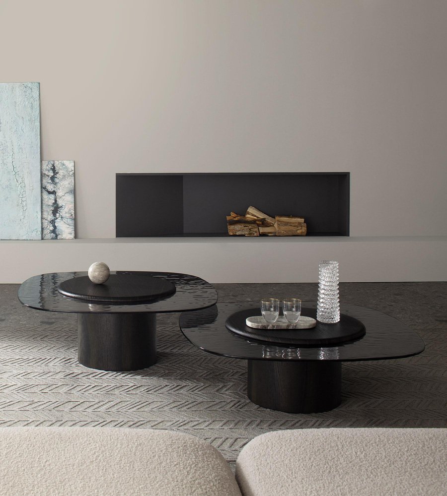 Egg Laguna Oak Coffee Table by Morica Design for sale at Pamono