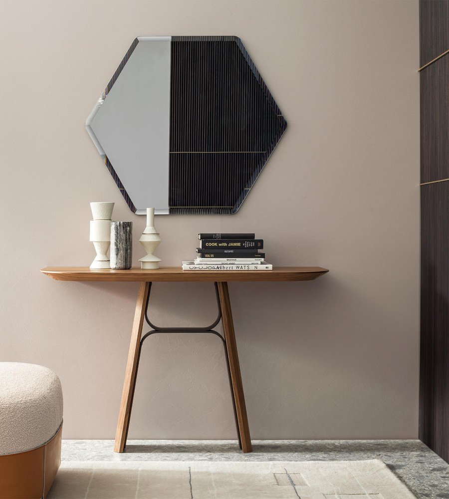 Bridge Walnut Console Table by Morica Design for sale at Pamono