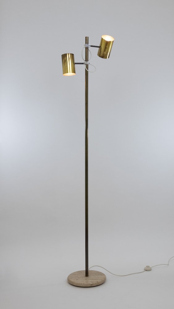 Brass Giunco Floor Lamp by Fulvio Ferrari for Solka B, 1970s for sale ...