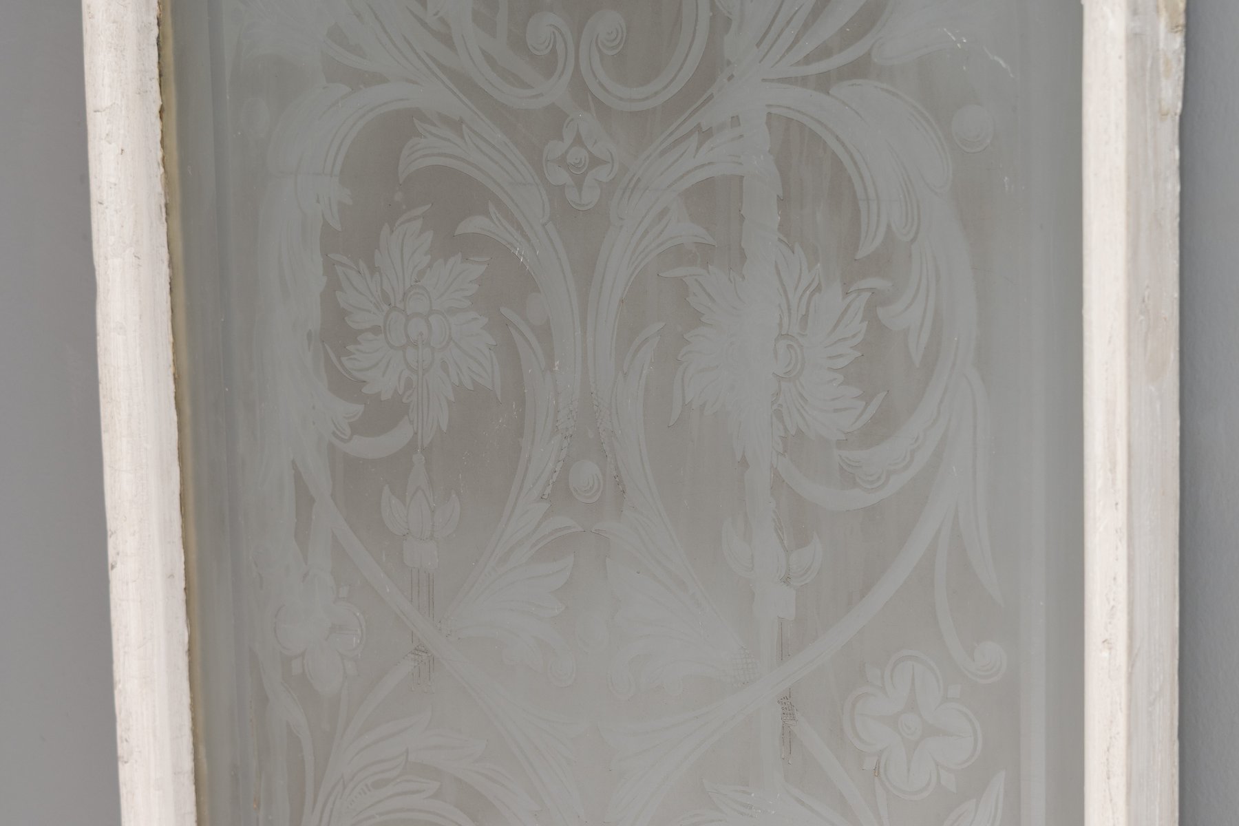 Etched Glass Windows, 1880s, Set of 3 for sale at Pamono