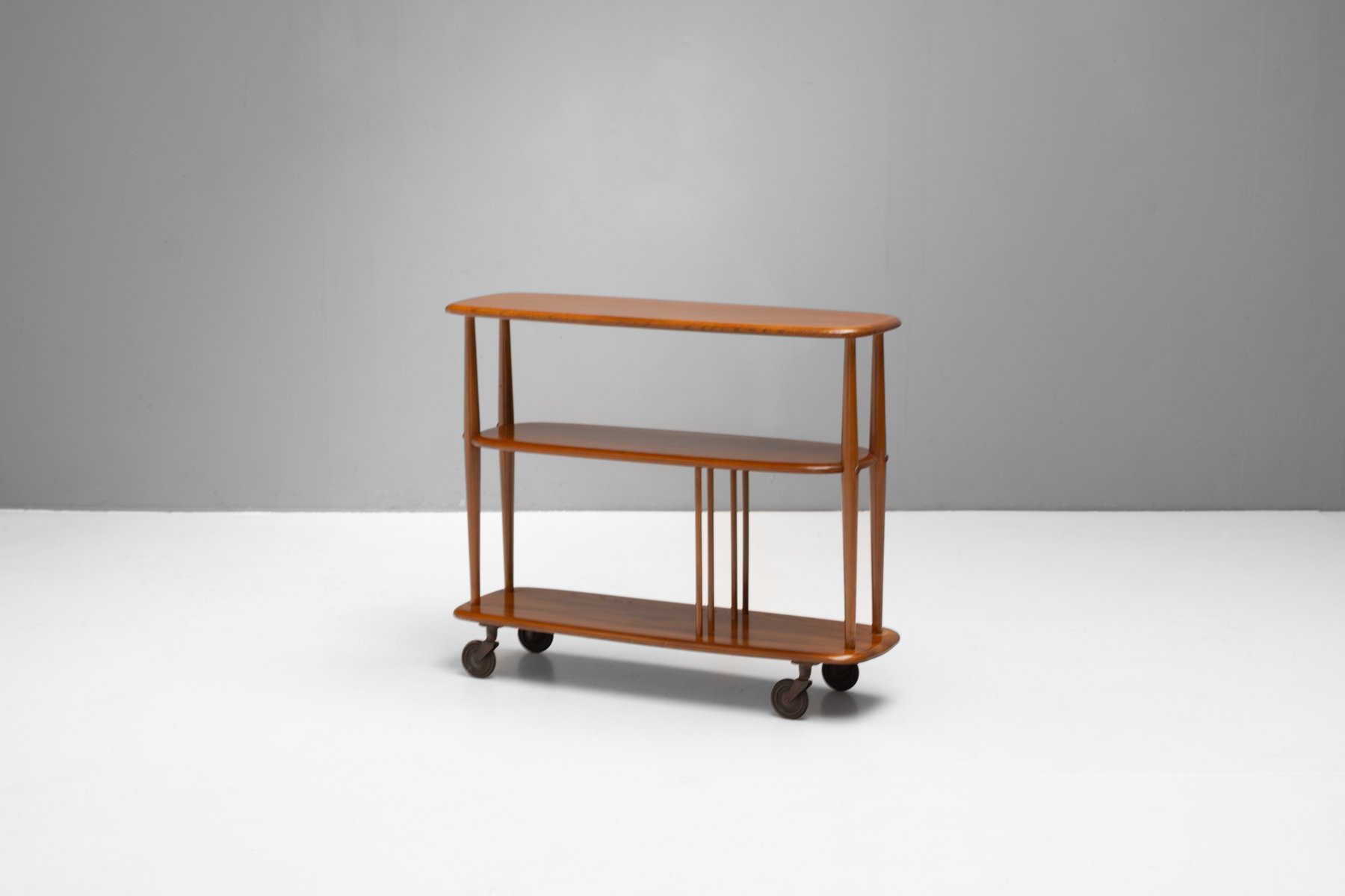 Elm Bookshelf by Lucian Ercolani for Ercol, 1960s for sale at Pamono