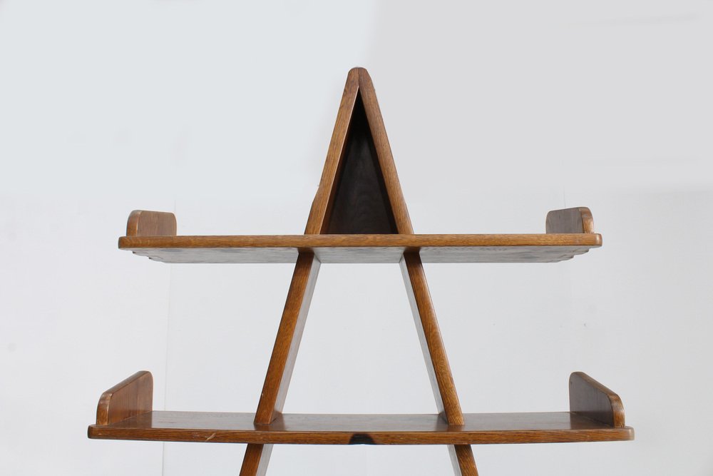 Vintage Brutalist Pyramid Shelving Unit, 1960s for sale at Pamono