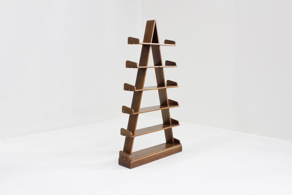 Vintage Brutalist Pyramid Shelving Unit, 1960s for sale at Pamono
