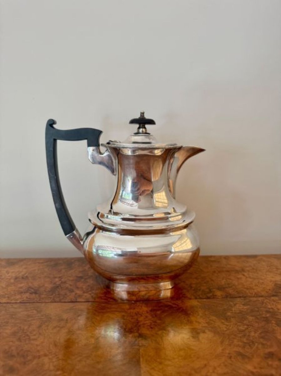 Antique Edwardian Tea Service from Walker and Hall, 1900s, Set of 4 for ...