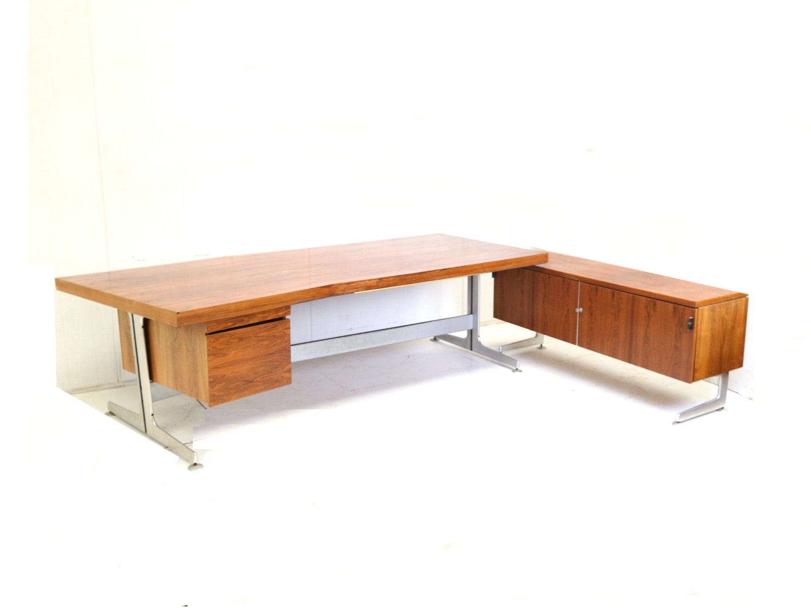 Large Vintage Corner Desk by Voko, 1960s for sale at Pamono